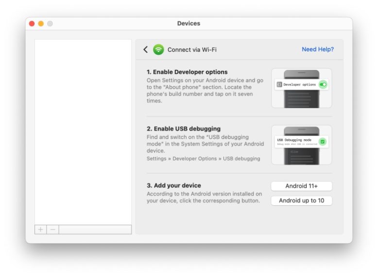 How to connect Android device to a Mac without USB [Wirelessly] | MacDroid