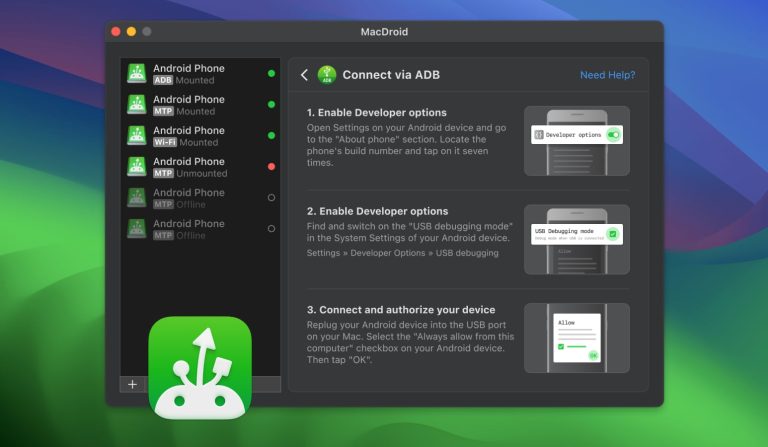 How to transfer any files from Android to Mac via USB | MacDroid